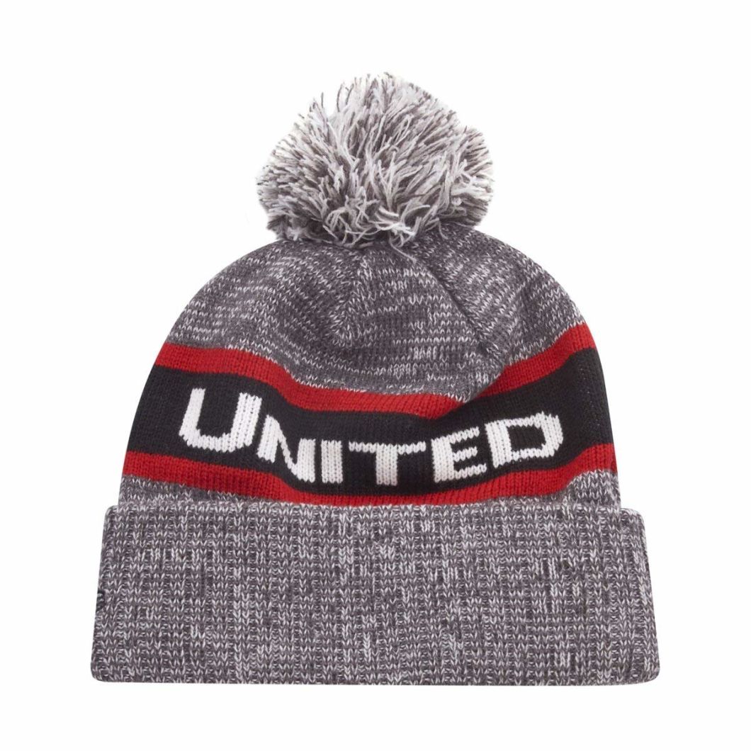 Custom Fashion Football Soccer Promotional Winter Knit Beanie Hat - Buy ...