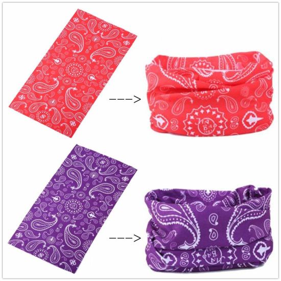 Wholesale Stretchable Multifunctional Printed Seamless Tube Head Wear ...