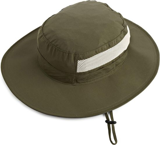 Adjustable Nylon Sun Protection Summer Wide Brim Mesh UV Hat - Buy UV ...